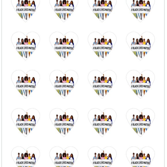 Office | Blm Stickers Heart Black Lives Matter Heart | Poshmark